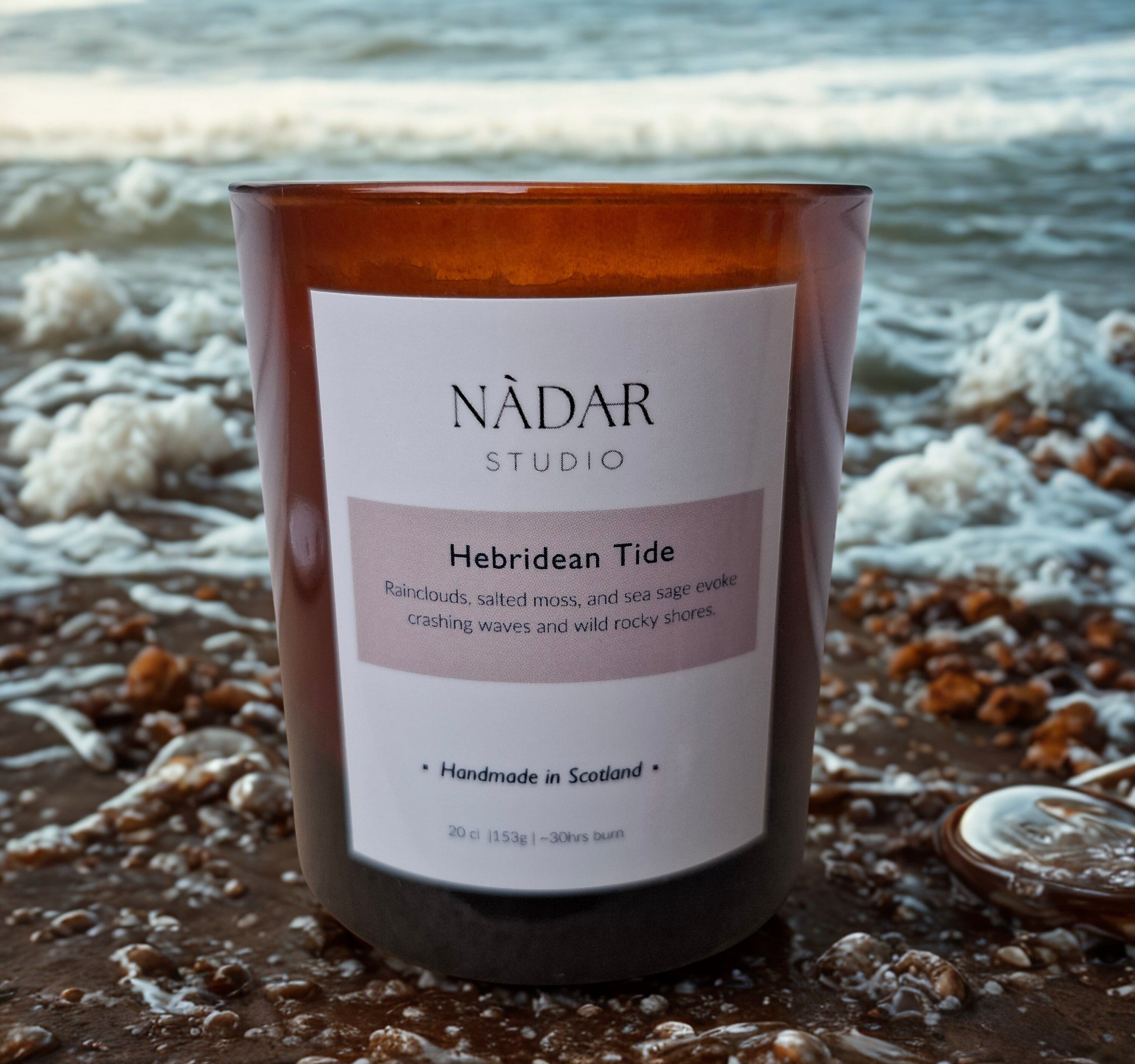Hebridean Tide - Hand-poured soy wax candle – Nàdar Studio